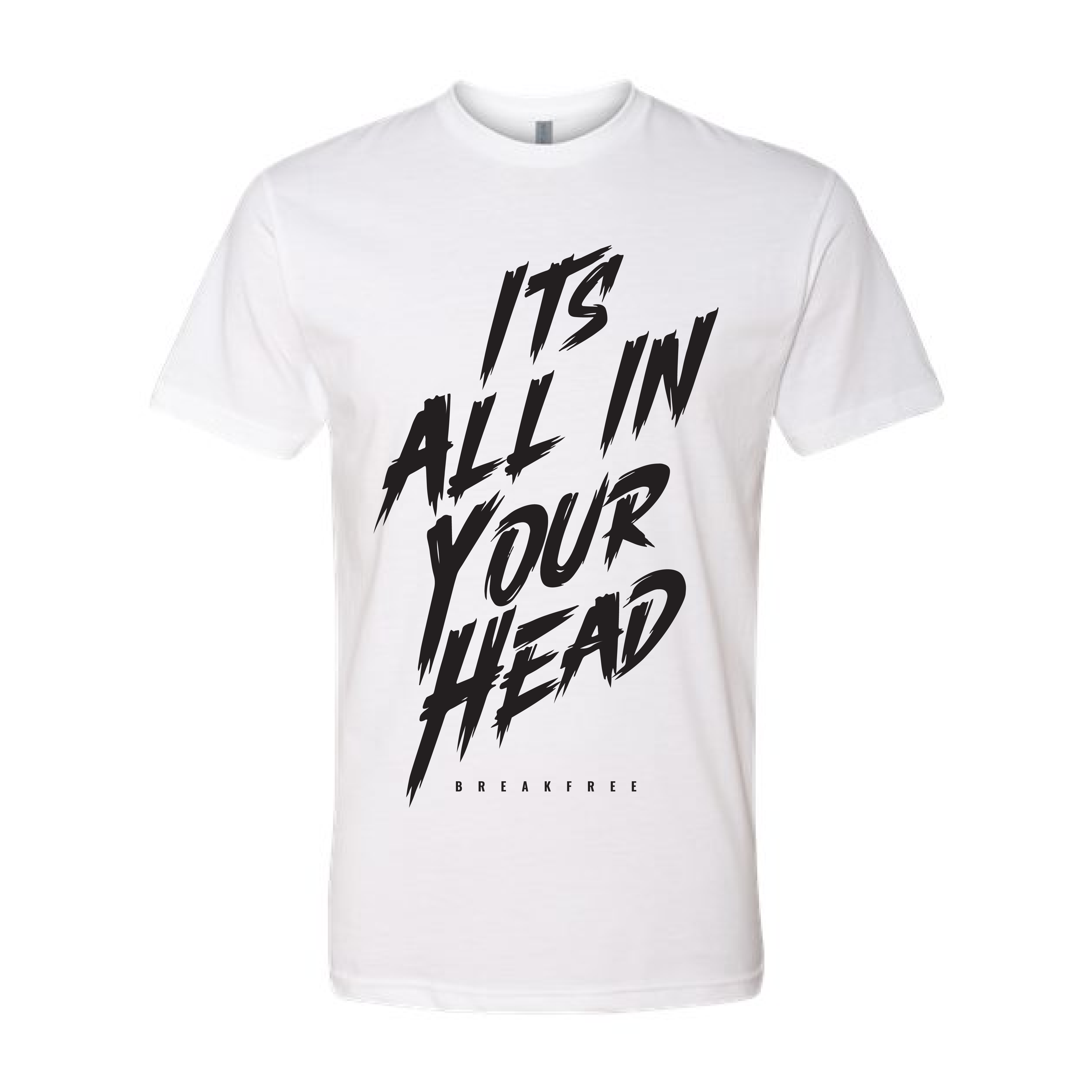 Its All In Your Head front logo/white – Positive Mindset Brand™️